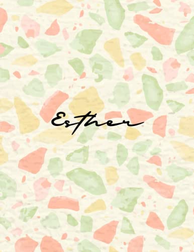 Esther: Hexagonal Notebook Graph Paper For Sketches, Gaming, Mapping ...