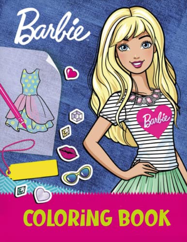 Barbíe Coloring Book: JUMBO Coloring Book For Kids | Barbíe Colouring ...