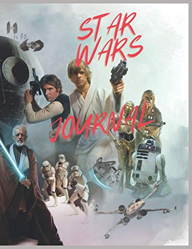 STAR WARS JOURNAL: wide lined pappers 8.5x11 inches - 120 pages -for ...