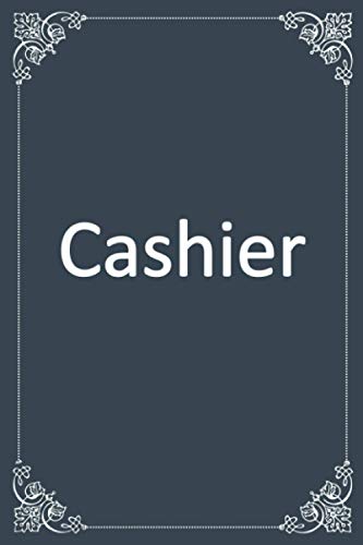 Cashier: Classy Notebook, Blank Lined Composition Writing Journal, Gray ...
