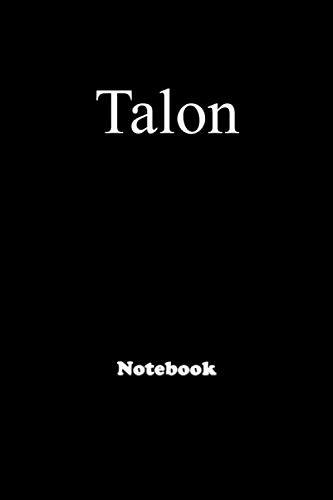 Talon: Personalized Notebook with Custom Name & Cover . College Ruled ...