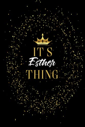 It's Esther Thing: Cute Journal Notebook for Esther, Personalized Name ...