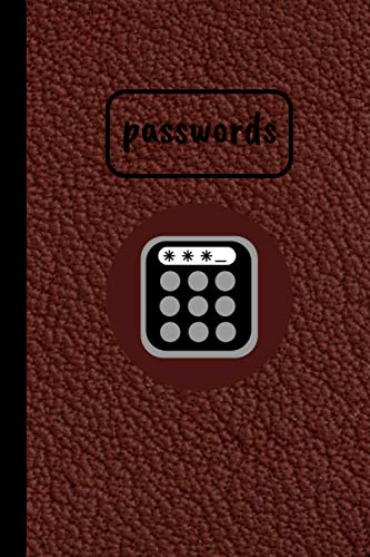 Password notebook: Internet Password Logbook: lined notebook/ journal ...