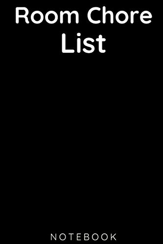 Room Chore List notebook: Daily, Weekly and Monthly Cleaning Planner ...