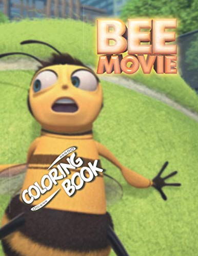 BEE MOVIE coloring book: Easy and Large Designs ,+30 Artistic ...