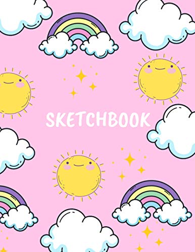 Sketchbook: Cute Pink Sketchbook for Drawing, Sketching, Doodling. 120/ ...