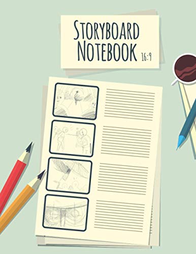 Storyboard Notebook 16:9: Blank Storybook Sketchbook For Directors ...