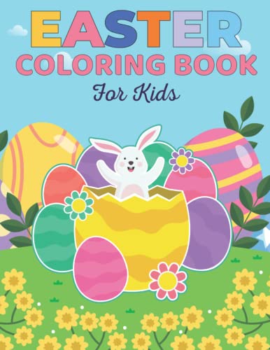 Easter egg Coloring Books for Kids: Fun childrens coloring book with ...
