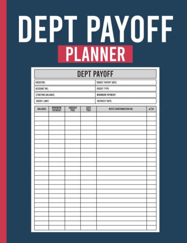 Debt Payoff Planner: Track Your Debt Payments, Simple Debt Payoff ...