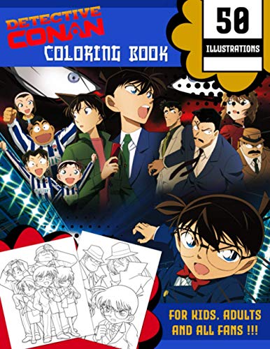 Detective Conan Coloring Book: Coloring Book With Unofficial High ...