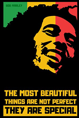 Bob Marley: Lined Notebook Journal + 100 Essential Bob Marley Quotes ...