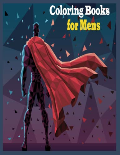 Coloring Books for Mens: 50 Unique Mens Wonderful Design by Hamida ...