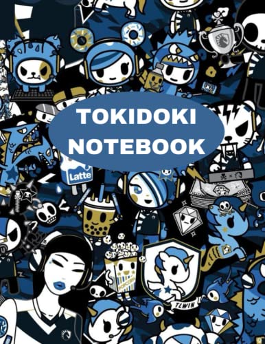 TOKIDOKI NOTEBOOK : JOURNAL FOR TEENS BOYS : SKETCHBOOK for drawing ...