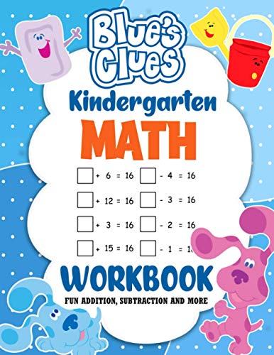 Blue’s Clues Kindergarten Math Workbook: Learning Math Is Fun With Blue ...