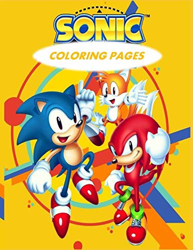 Sonic Coloring pages: Great Coloring Book for Kids and Any Fan of Sonic ...