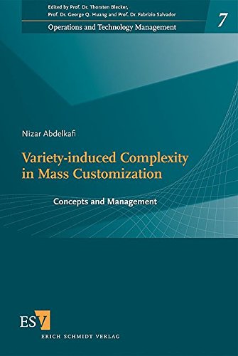 Variety-Induced Complexity in Mass Customization by Nizar Abdelkafi ...