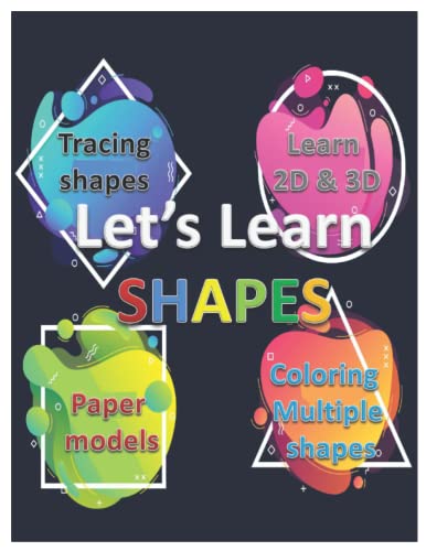 Let's Learn SHAPES: Let's Learn Colors and Shapes Workbook, Paper ...