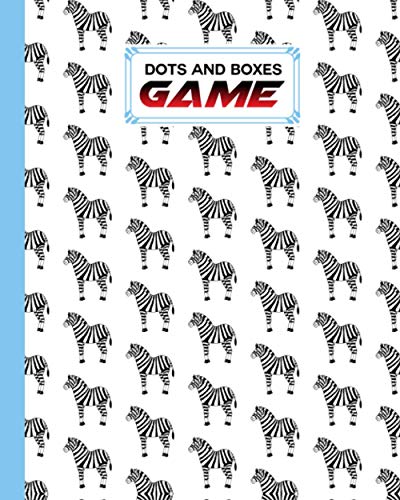 Dots And Boxes Game: Dots & Boxes Activity Book zebras Cover - 120 ...