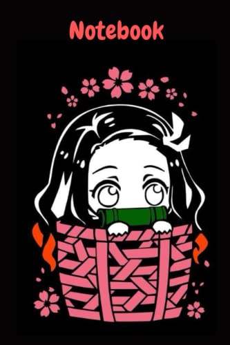 Nezuko Notebook: 120 Wide Lined Pages - 6" x 9" - Planner, Journal ...