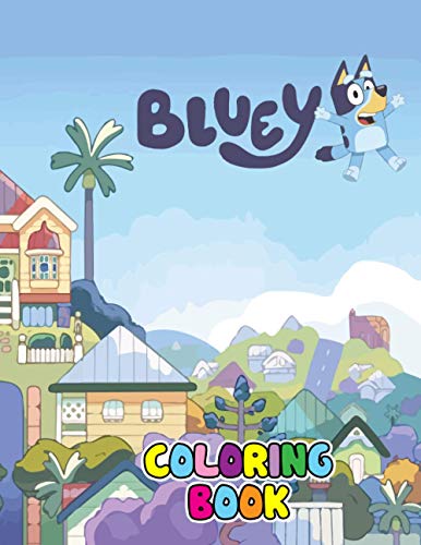 bluey | Coloring Book: Epic Fantasy Scenes for bluey | Easy, LARGE ...