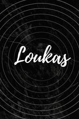 Loukas: Personalized Notebook with Name Loukas | Writing Drawing ...