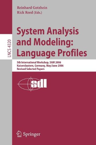 System Analysis and Modeling: Language Profiles by Reinhard Gotzhein ...