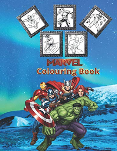Marvel Colouring Book: Coloring book for children and adults this book ...
