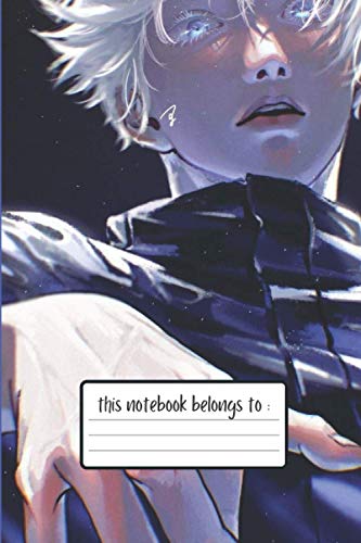 Satoru Gojo Notebook: Lined Journal for Satoru Gojo lovers 086 by ...