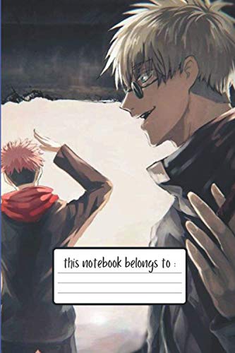 Satoru Gojo Notebook: Lined Journal for Satoru Gojo lovers 056 by ...