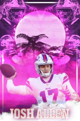 Josh Allen Notebook: Cute College Wide Ruled Journal Notebook for ...