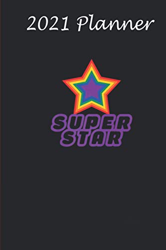 2021 Planner - Gay Pride Gaysian Superstar LGBT Peace: Daily planner ...