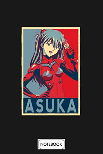 Asuka Soryu Langley Evangelion Hope Poster Notebook: Matte Finish Cover ...