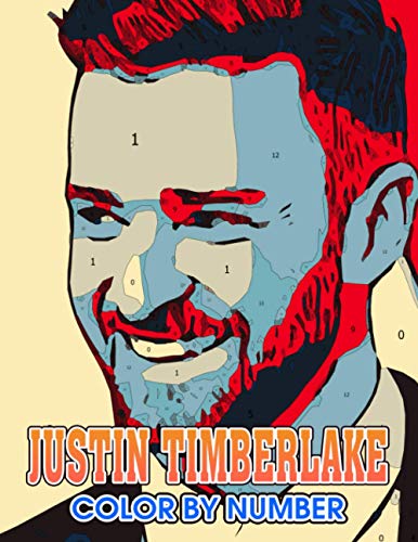 Justin timberlake Color by Number: Justin timberlake Color Book An ...