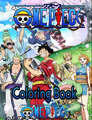 One Piece Coloring Book: This book makes a perfect gift for your friend ...