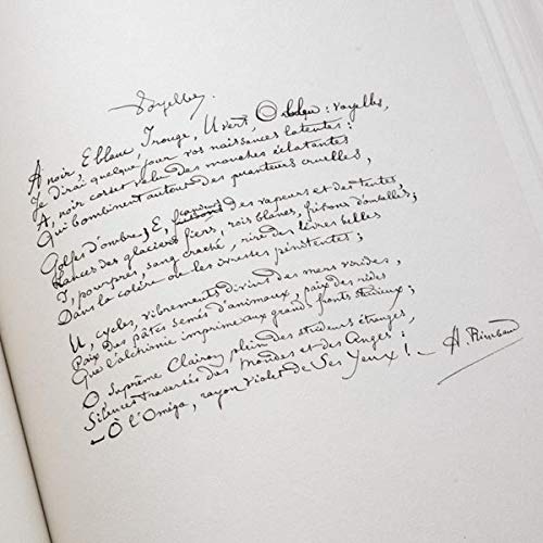 Les Manuscrits d'Arthur Rimbaud: (Les manuscrits originaux des poèmes ...