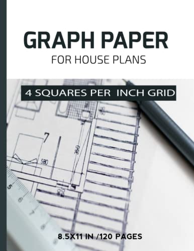 Graph Paper for House Plans: Composition Notebook Graph Paper for ...