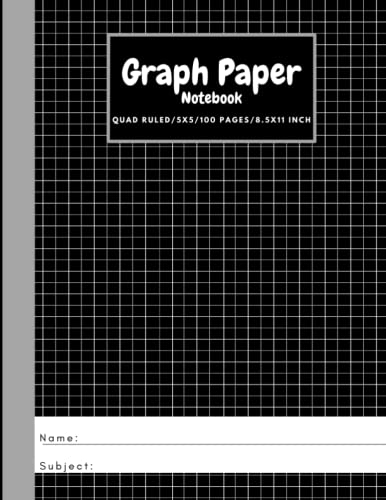 GRAPH PAPER NOTEBOOK: Grid Paper Notebook. Composition Notebook. Grid ...