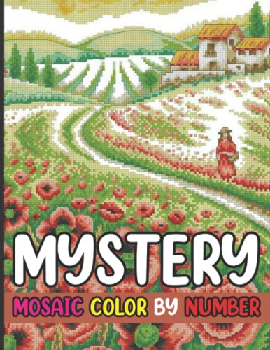 Mystery Mosaics Color By Number: An Coloring pages Activity Color by ...