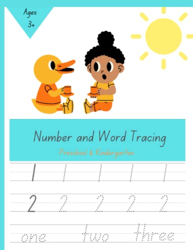 Number and Word Tracing: Preschool and Kindergarten by Natalie Destine ...