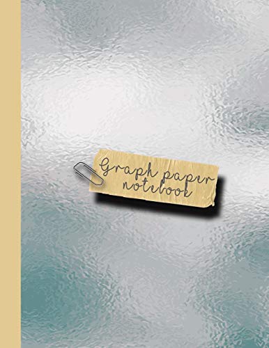 Graph paper notebook: Large sparkle glitter school or academic graph ...