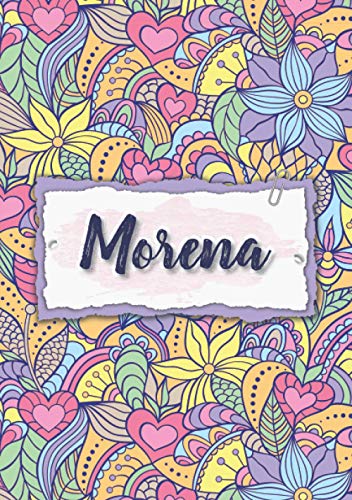 Morena: Taccuino A5 | Nome personalizzato Morena | Regalo di compleanno ...