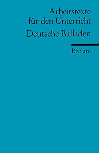 Deutsche Balladen by unknown author | Goodreads