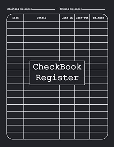 Checkbook Register: petty cash book, cash journal, cash accounting ...