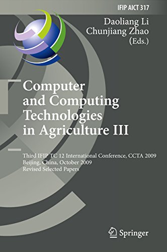 Computer and Computing Technologies in Agriculture III: Third IFIP TC 12 International ...