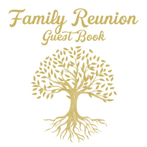Family Reunion Guest Book: Elegant Keepsake Family Get-Together Sign-in ...