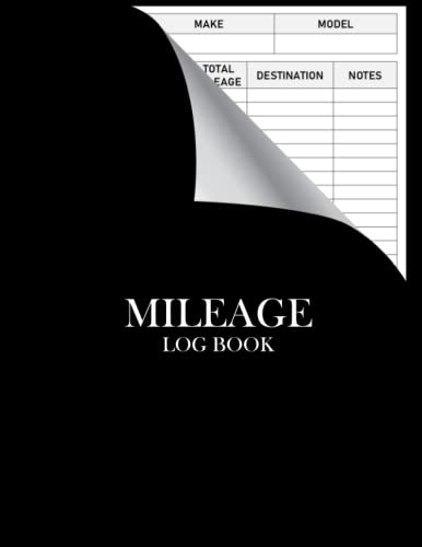 Mileage Log Book: Auto Mileage Tracker To Record And Track Your Daily ...