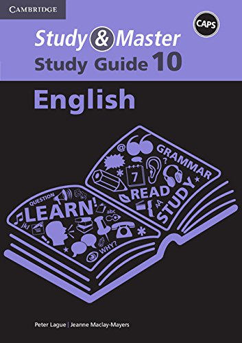 Study Master English Study Guide Grade 10 by Jacqueline De Vos | Goodreads