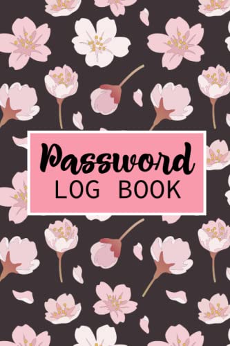 Password Log Book: Personal Internet Password Book With 120 (6" x 9 ...