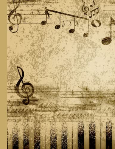 Blank Sheet Music Notebook: Standard Music Manuscript Paper, 12 Staffs ...