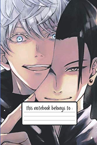 Satoru Gojo Notebook: Lined Journal for Satoru Gojo lovers 033 by ...